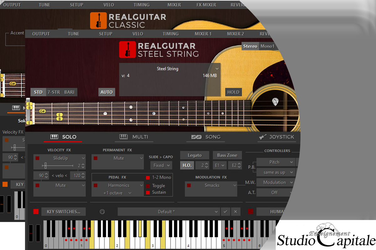 Le logiciel Real Guitar Bundle MusicLab - Composition de M.A.O